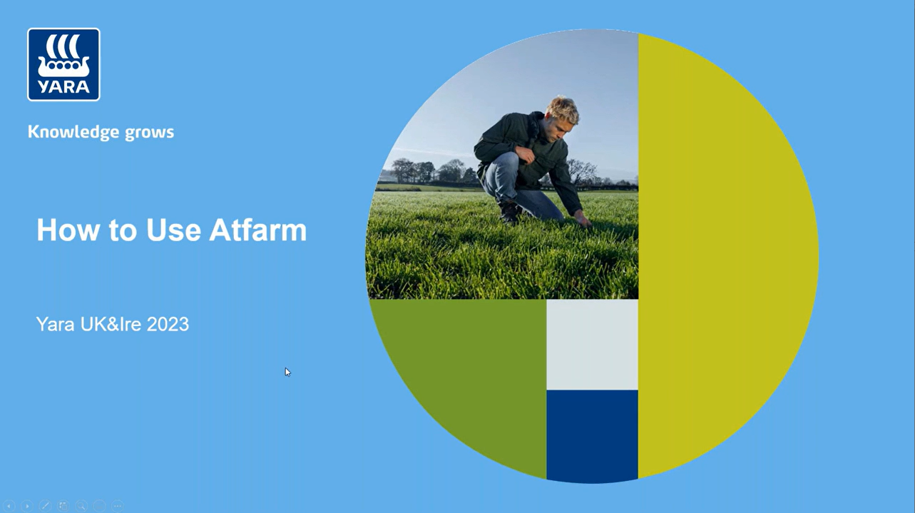 Atfarm Demo - How to use Atfarm | Yara Ireland